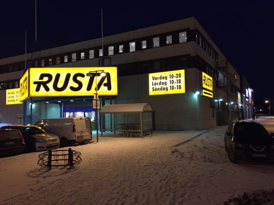 Rusta - Department Stores - Kanalvägen 1B, Upplands Väsby, Sweden ...