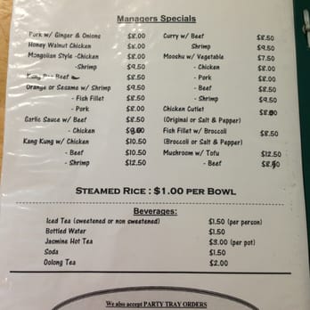 Lee Garden Restaurant Guam Menu | Fasci Garden