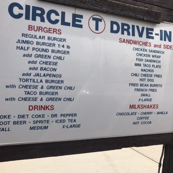 Circle T Drive-In - 12 Reviews - Fast Food - 625 E Reinken Ave, Belen ...