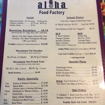 Aloha Food Factory - 1329 Photos & 873 Reviews - Hawaiian - 2990 W ...