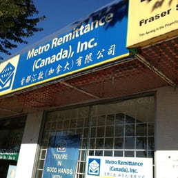 Metro Remittance Center - 4292 Fraser Street, Riley Park, Vancouver, BC ...