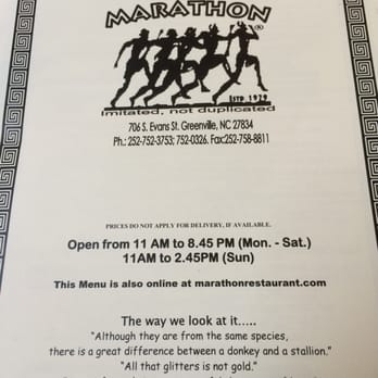 Marathon Restaurant - 17 Photos & 30 Reviews - Greek - 706 Evans St ...