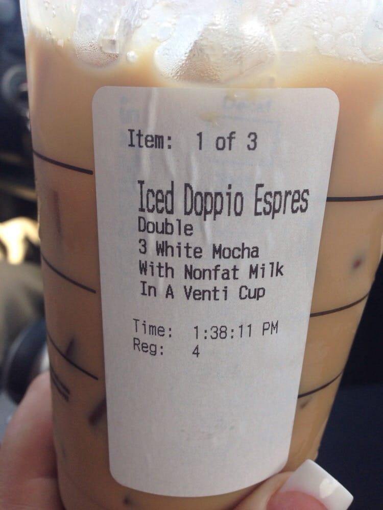 iced doppio espresso
