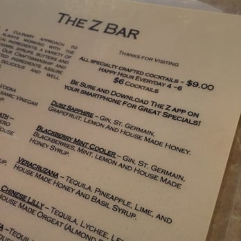 The Z Bar - 189 Photos & 63 Reviews - Cocktail Bars - 1074 S Virginia ...