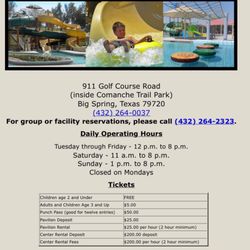 Russ Mcewen Family Aquatic Center - Water Parks - 911 Golf Course Rd ...