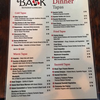 Bask - Order Online - 618 Photos & 485 Reviews - Basque - Financial ...