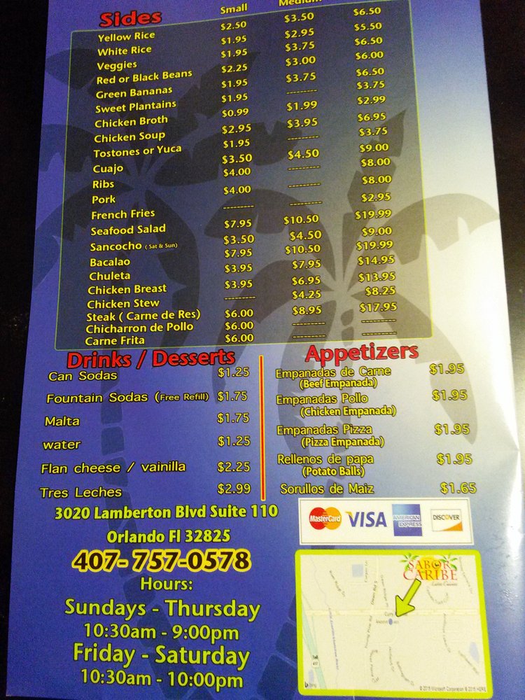 Sabor Del Caribe - Order Food Online - 18 Photos & 25 Reviews - Puerto ...