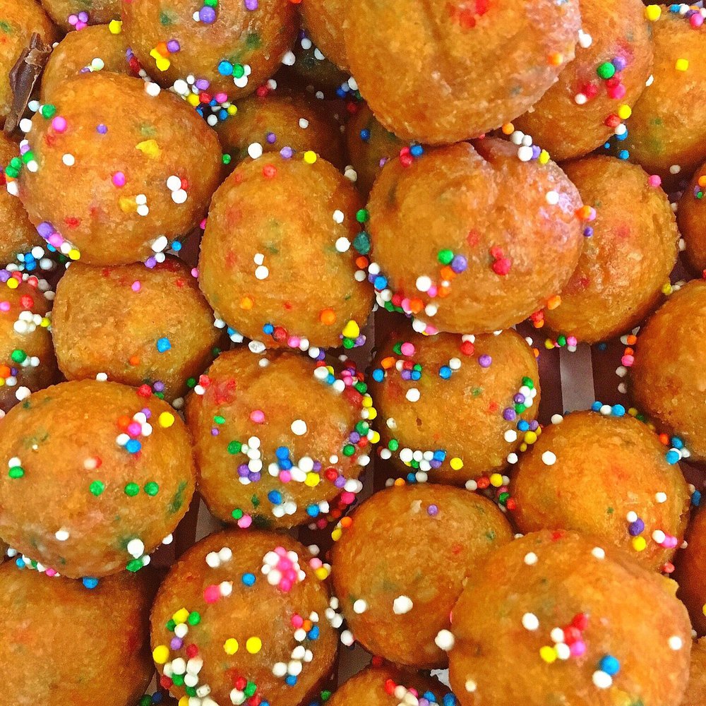 birthday cake timbits