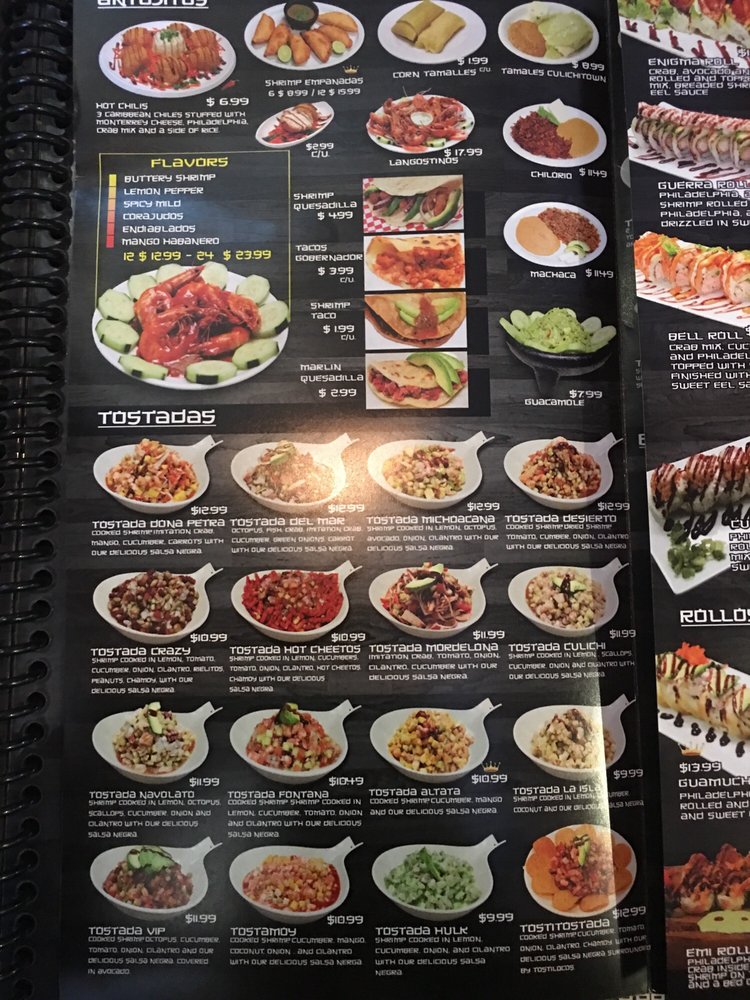 culichi town modesto menu