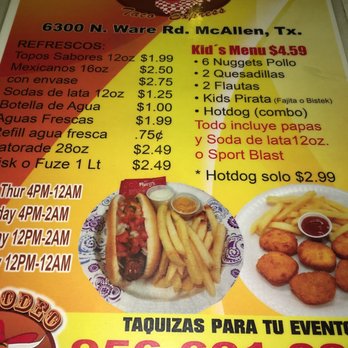 El Rodeo Taco Express - 66 Photos & 39 Reviews - Mexican - 6300 N Ware ...