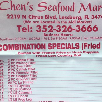 Chen’s Seafood Market - Seafood Markets - 2219 N Citrus Blvd, Leesburg, FL - Phone Number - Yelp