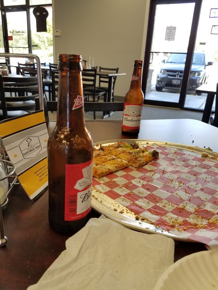 Now Serving Davis Brothers Pizza - Pizza - 1608 Northbrook Dr, Normal ...