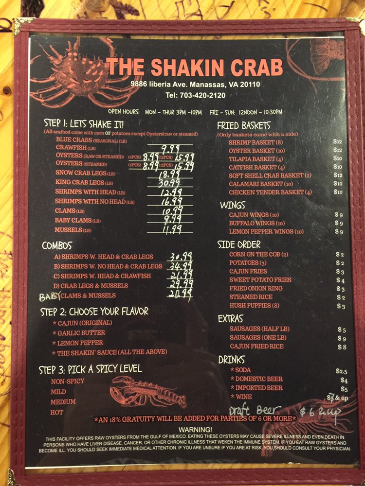 shaking crab manassas