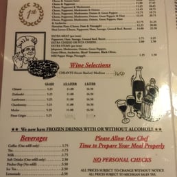 Louis Pizza Menu | Paul Smith