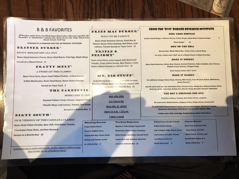 Burgers & Barley - Burgers - 111 Cherry Rd, Rock Hill, SC - Restaurant ...