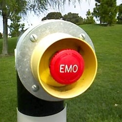 EMO buttons at Lucasfilm: Letterman Digital Arts Center - Local Flavor ...