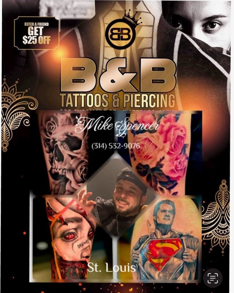 B & B Tattoos & Piercing, St. Louis | Roadtrippers