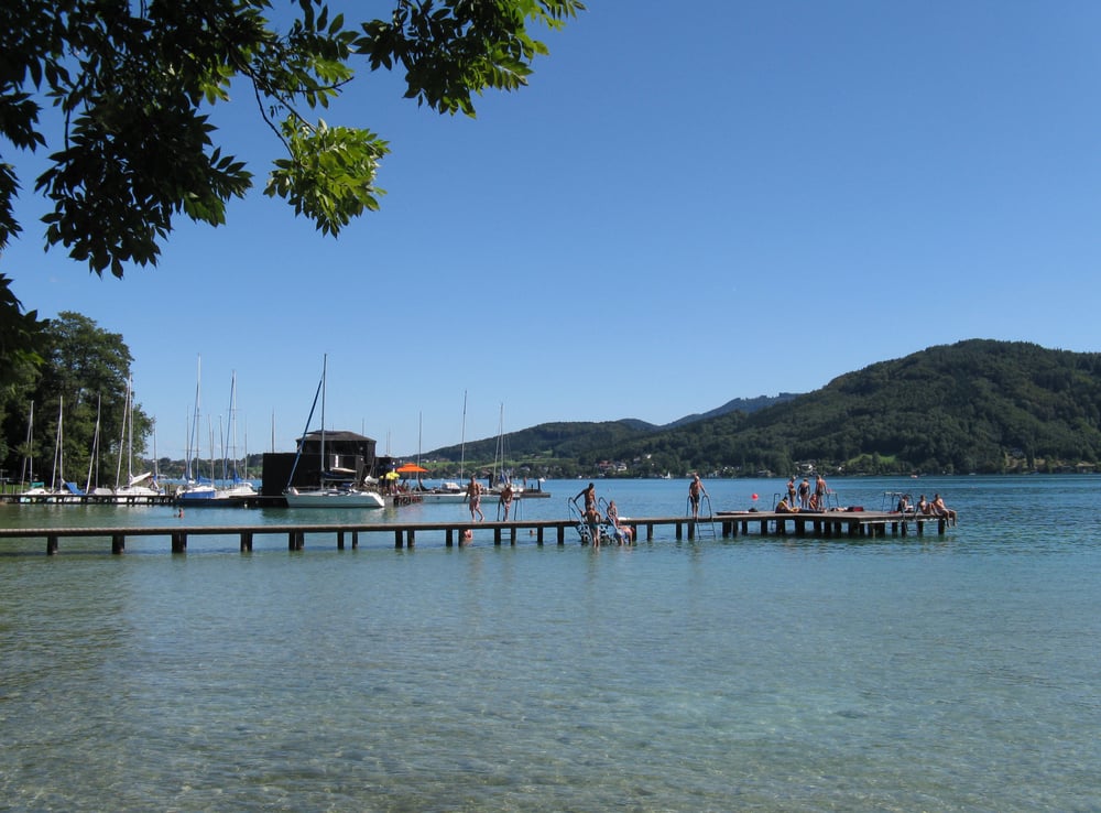 Freibadeanlage Litzlberg - Beaches - Liltzlberger Straße, Seewalchen am ...