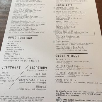 Woolworths Menu 1956