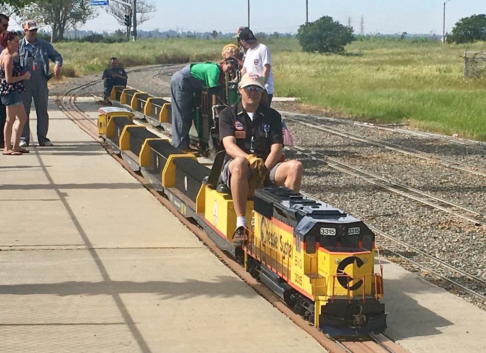 Steam trains are pretty big! : r/HumanForScale