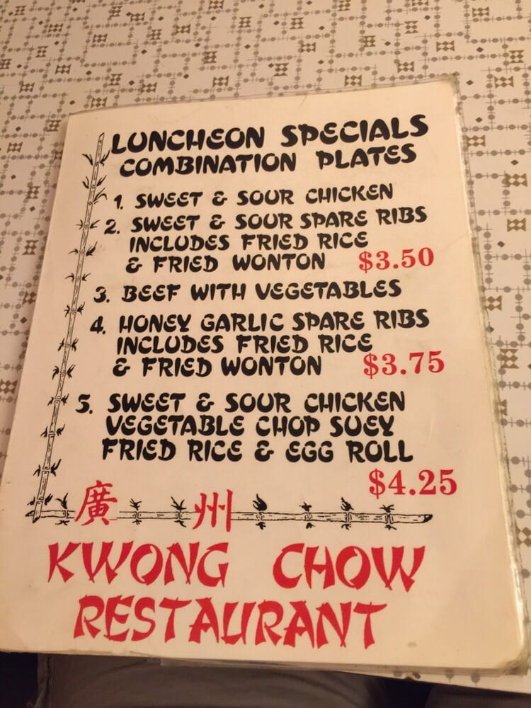 Kwong Chow Restaurant - Chinese - 310 Saint Paul Street, St. Catharines ...