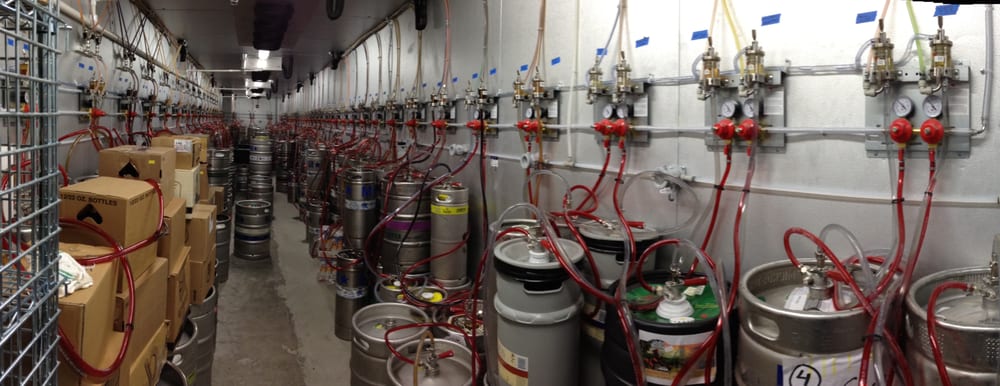 What the keg room looks like when you have 90 taps. : r/beerporn