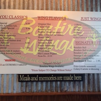 Bonfire Wings - Chicken Wings - Westchase - Houston, TX - Yelp