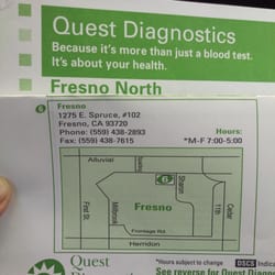 Quest Diagnostics - Diagnostic Services - 1275 E Spruce, Fresno, CA ...