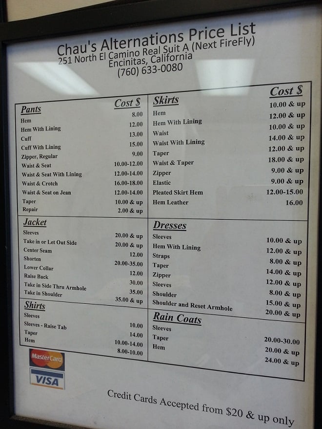 Chau’s Alterations - 22 Reviews - Sewing & Alterations - 251 N El ...