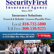 Security First Insurance Agency - Insurance - 3526 Miller Rd, Flint, MI ...