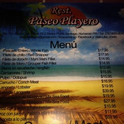 Rest. Paseo Playero - Seafood - PR 3, Caguas, Puerto Rico - Restaurant ...