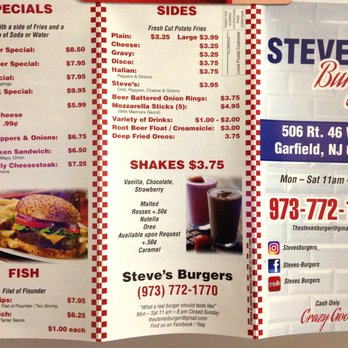 Steve’s Burgers - 170 Photos & 258 Reviews - Burgers - 506 Us-46 ...